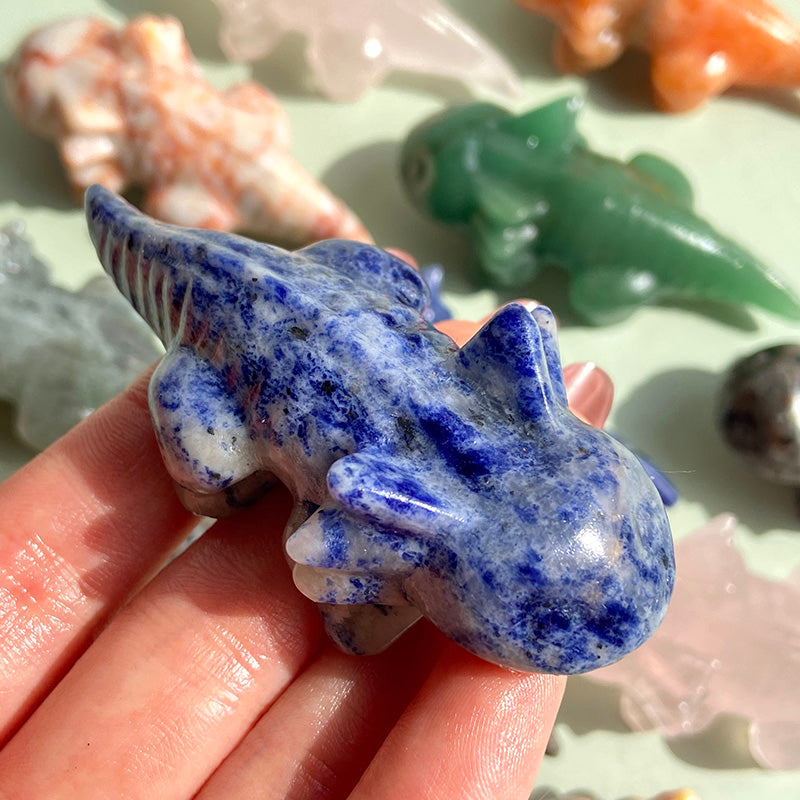 Different Material Giant Salamander Carving – komocrystal