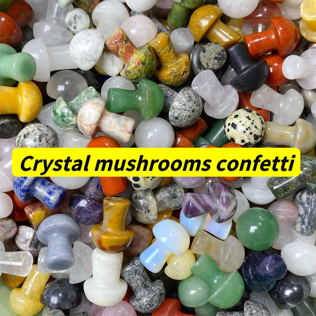 Crystal Mini Mushroom Confetti Gemstone Scoop – KOMOCRYSTAL